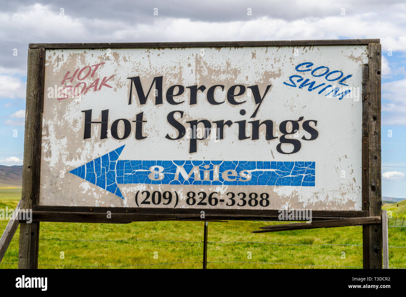 Mercey Hot Springs in Central California USA Stock Photo - Alamy