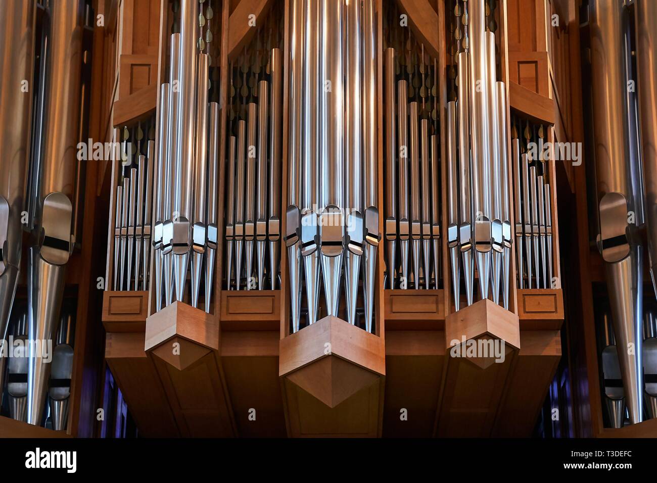 Church organ pipes Stock Photo - Alamy