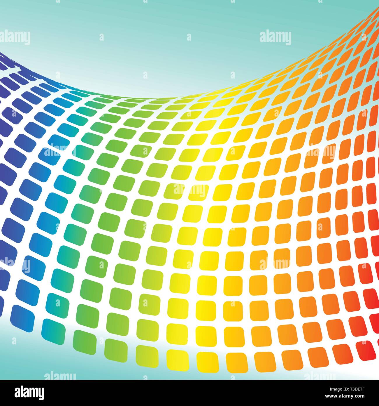 Vector background with halftone rainbow for your design Stock Vector ...