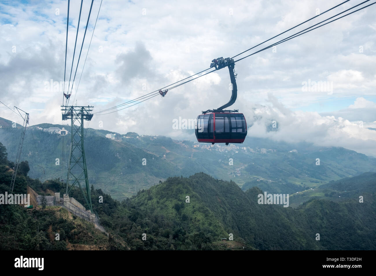 Cable car through large forest hi-res stock photography and images - Alamy