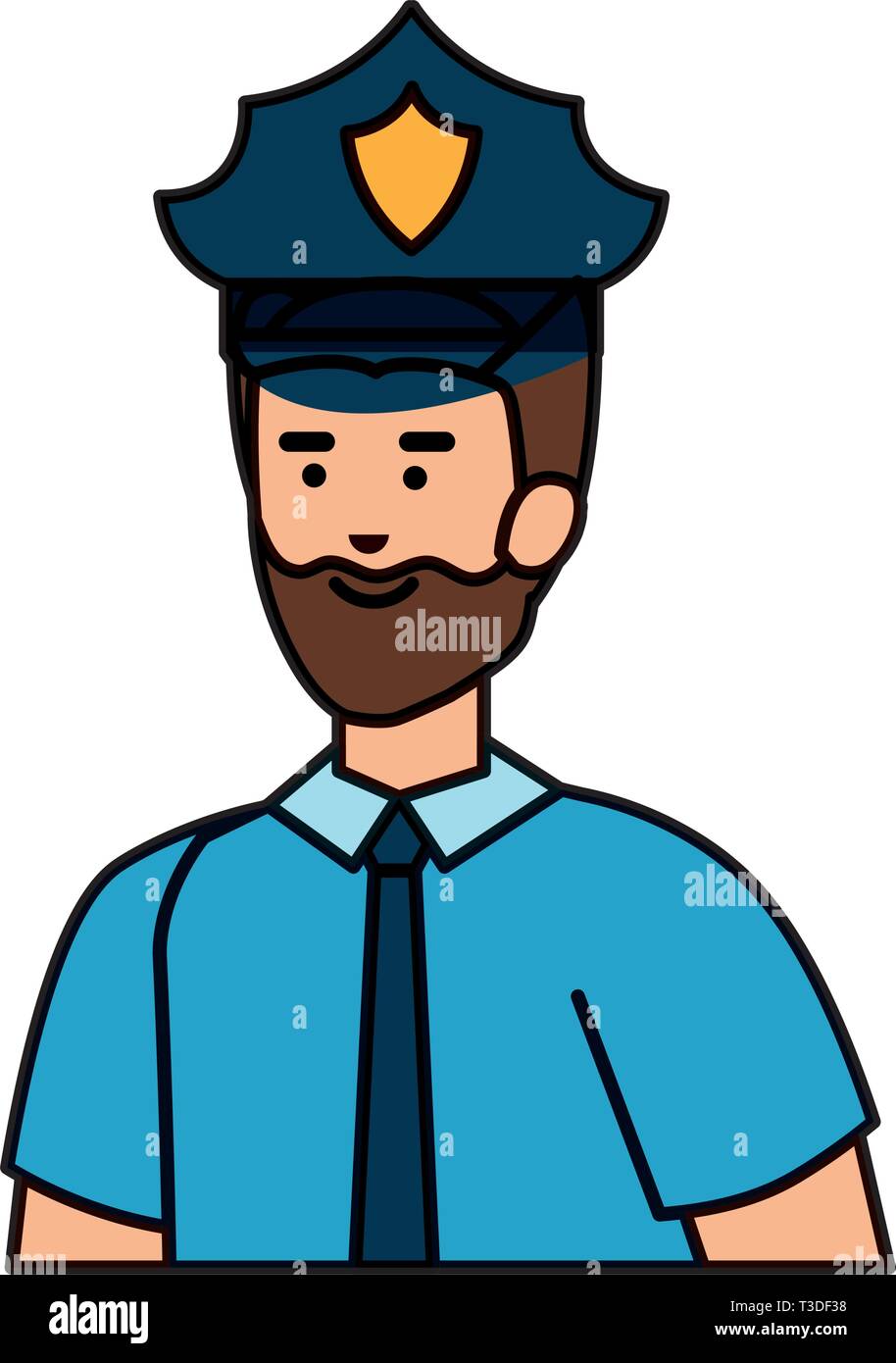 police officer avatar character Stock Vector Image & Art - Alamy