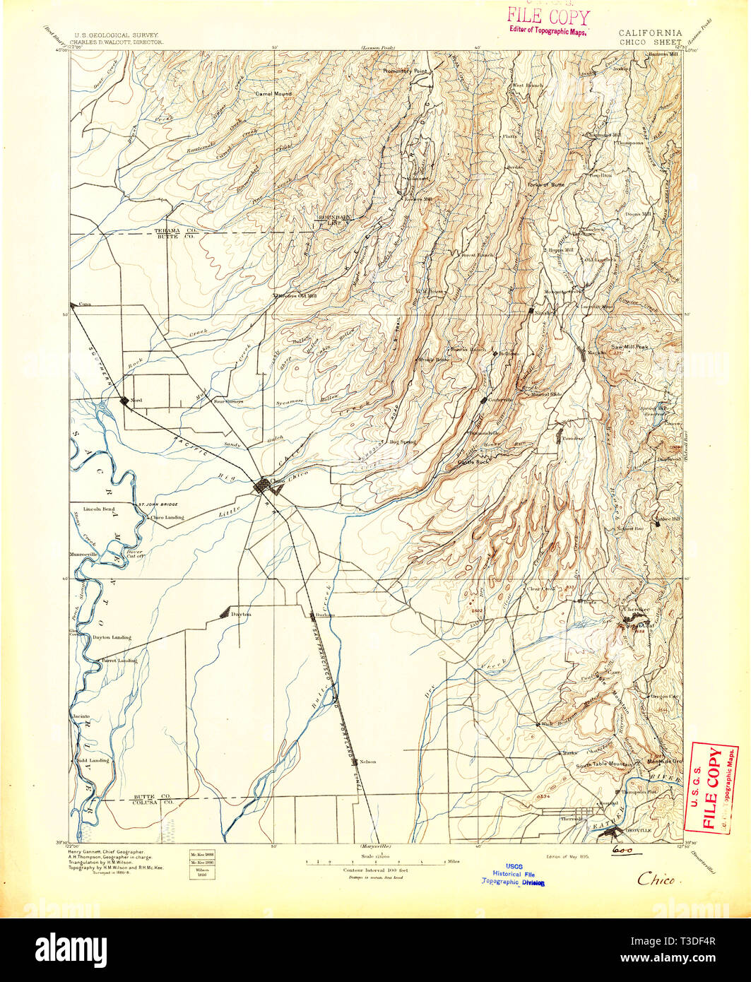 Chico map hi-res stock photography and images - Alamy