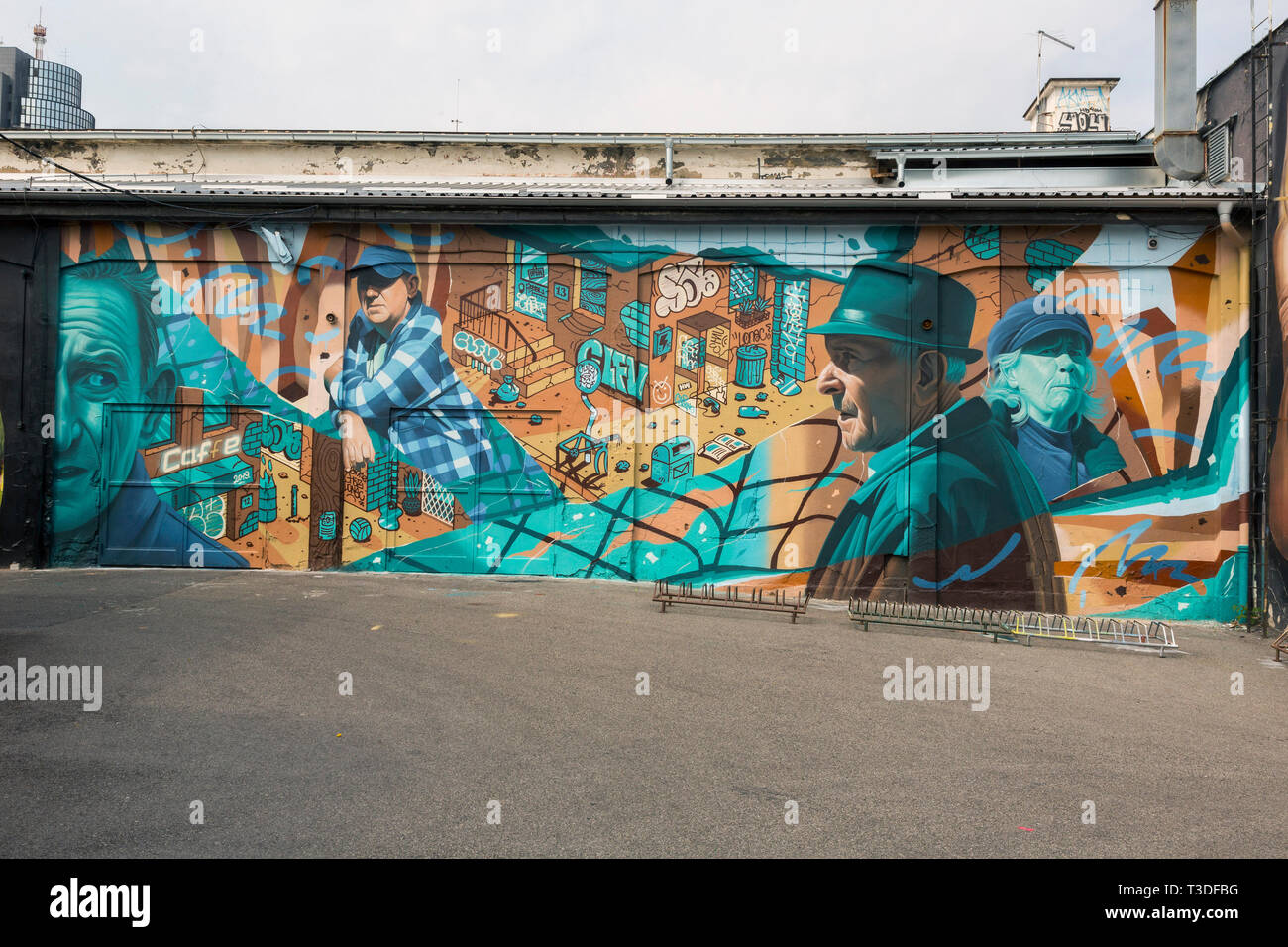 Zagreb mural hi-res stock photography and images - Alamy