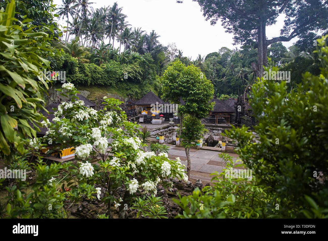 Ancient balinese temple Goa Gajah (Elephant Cave) on Bali island in ...