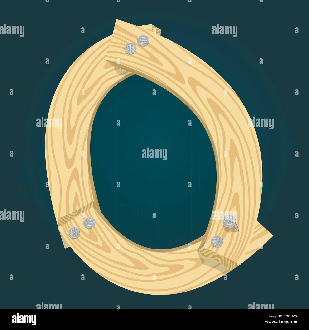 Font from wooden boards, letter O Stock Vector Image & Art - Alamy