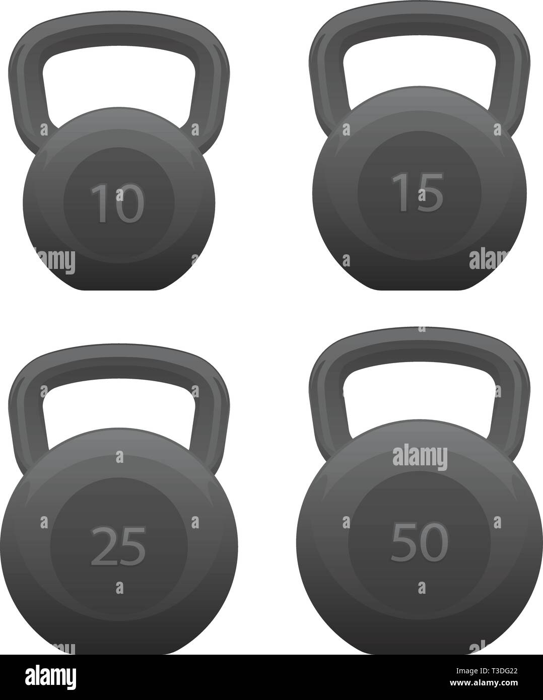 Weights vector hi-res stock photography and images - Alamy
