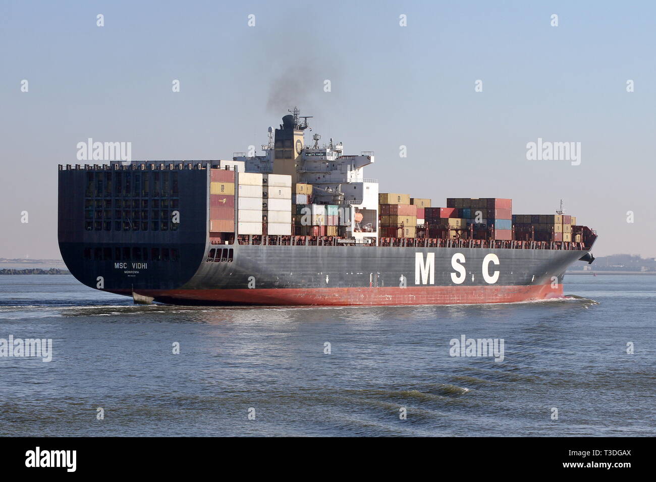 Msc cargo container hi-res stock photography and images - Alamy