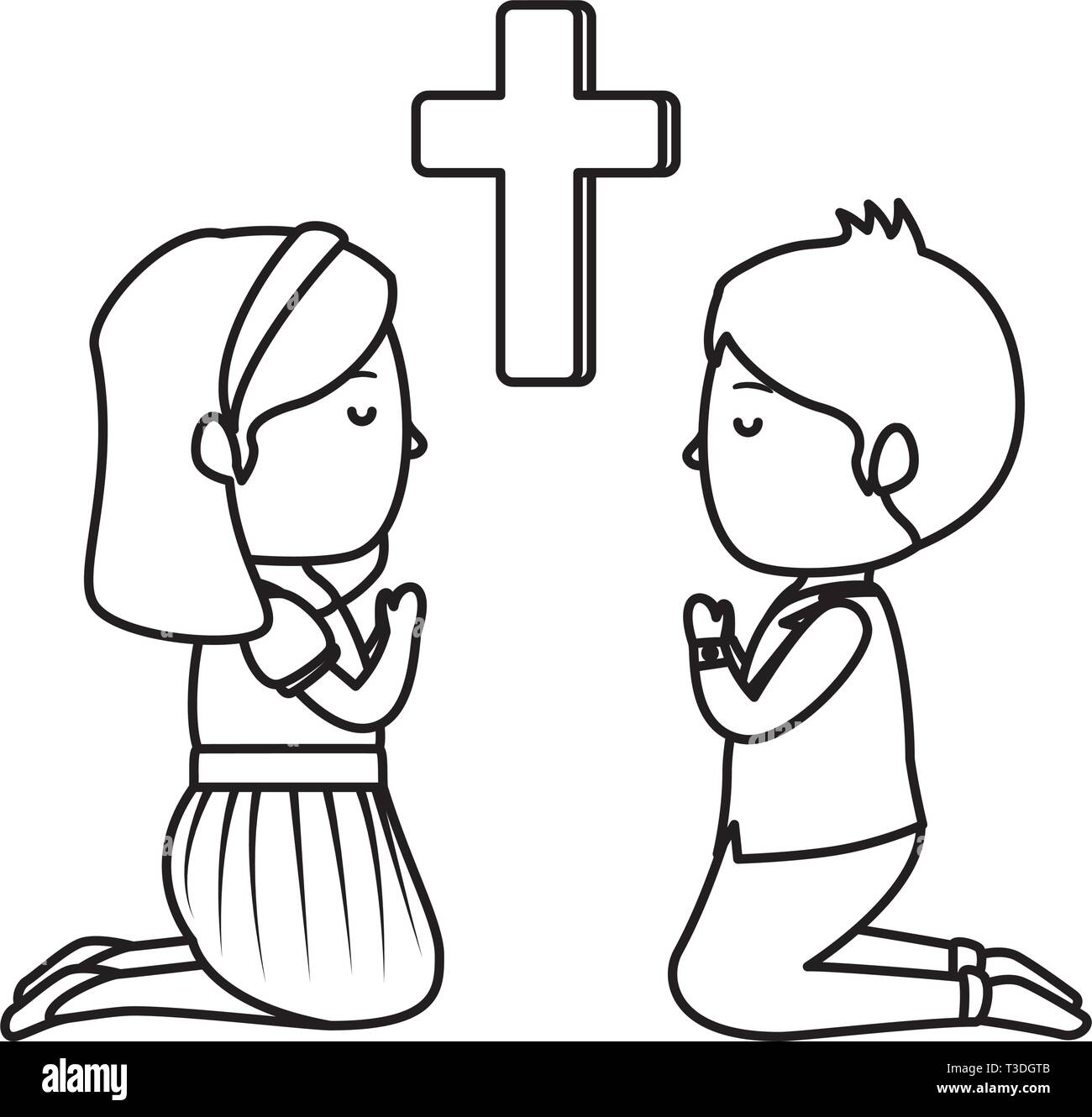 Take Up Your Cross Clipart Children