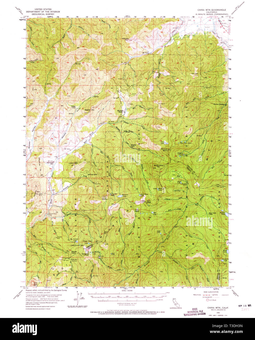 China topographical map hi-res stock photography and images - Alamy