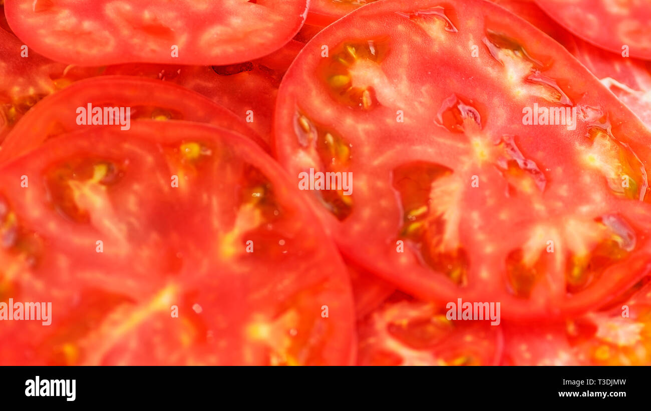 tomato sliced by circles Fresh healthy cutted vegetables , Garden ...