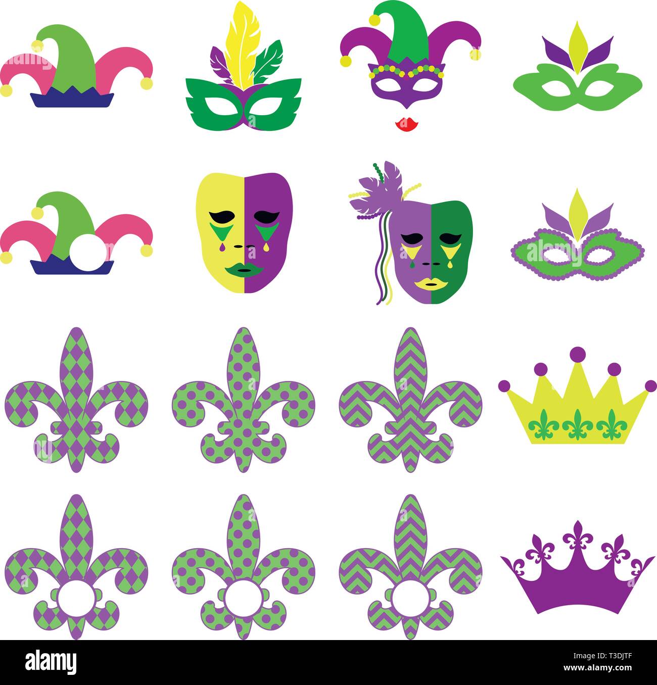 Jester crown Cut Out Stock Images & Pictures - Alamy