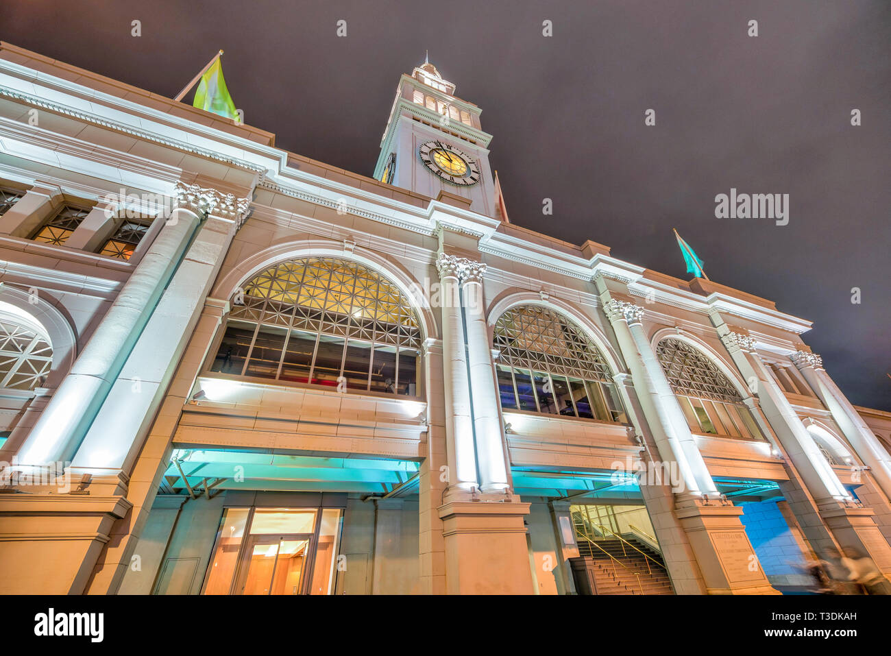 Ferry building san francisco night hi-res stock photography and images ...