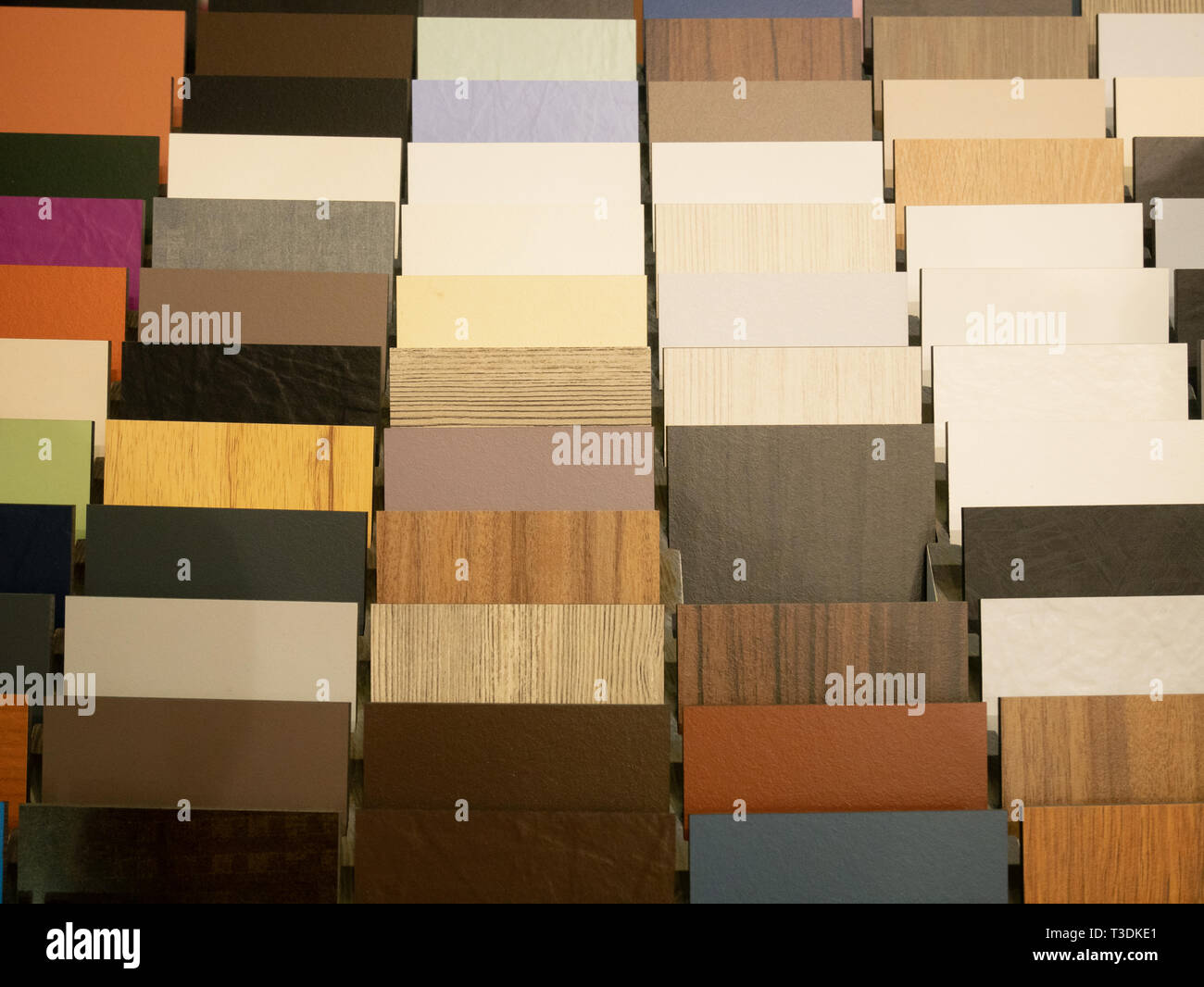 lot of Decoration Materials samples at diy hardware store warehouse ...