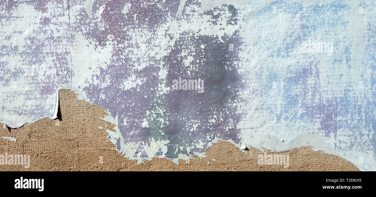 Old ripped torn grunge posters placard texture background Stock Photo ...