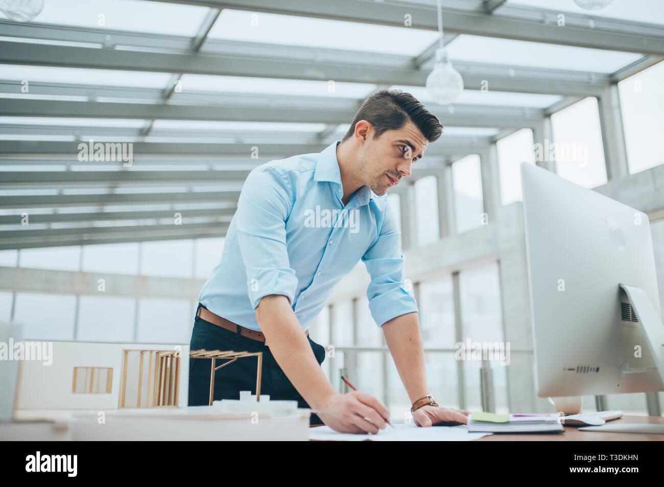 Architect working 3d model hi-res stock photography and images - Alamy