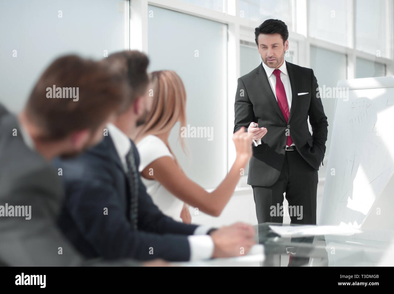 group of business people at a business presentation Stock Photo - Alamy