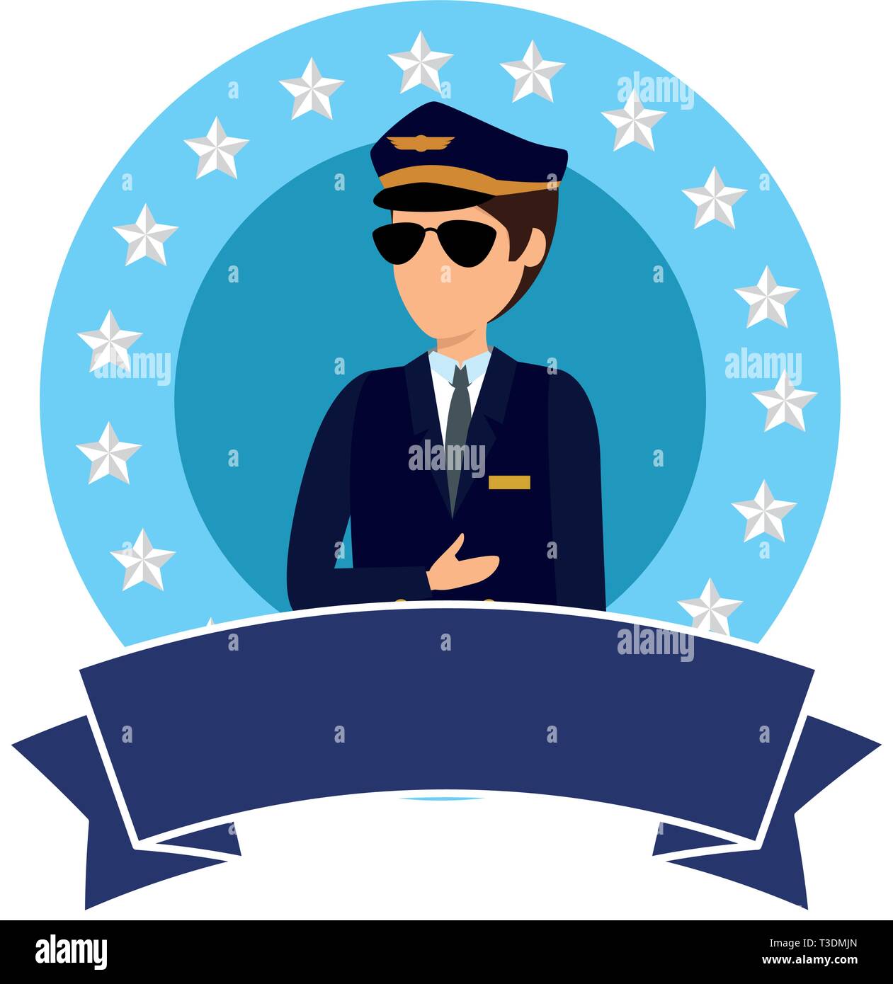 aviation pilot avatar character Stock Vector Image & Art - Alamy