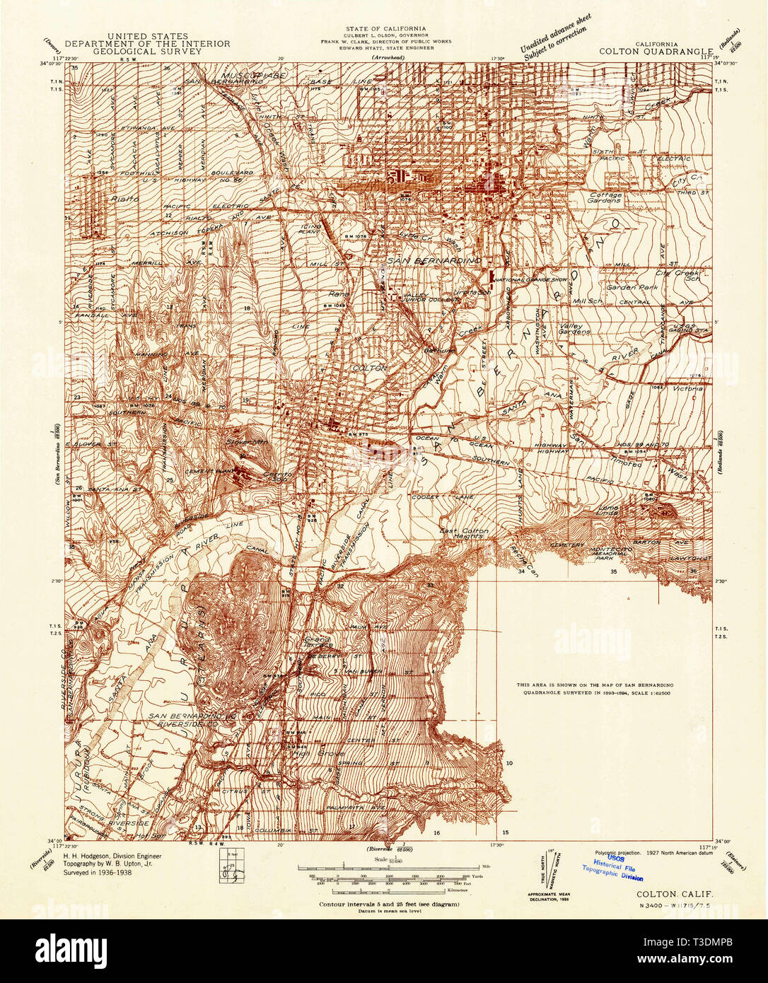 Colton map of the united states hi-res stock photography and images - Alamy