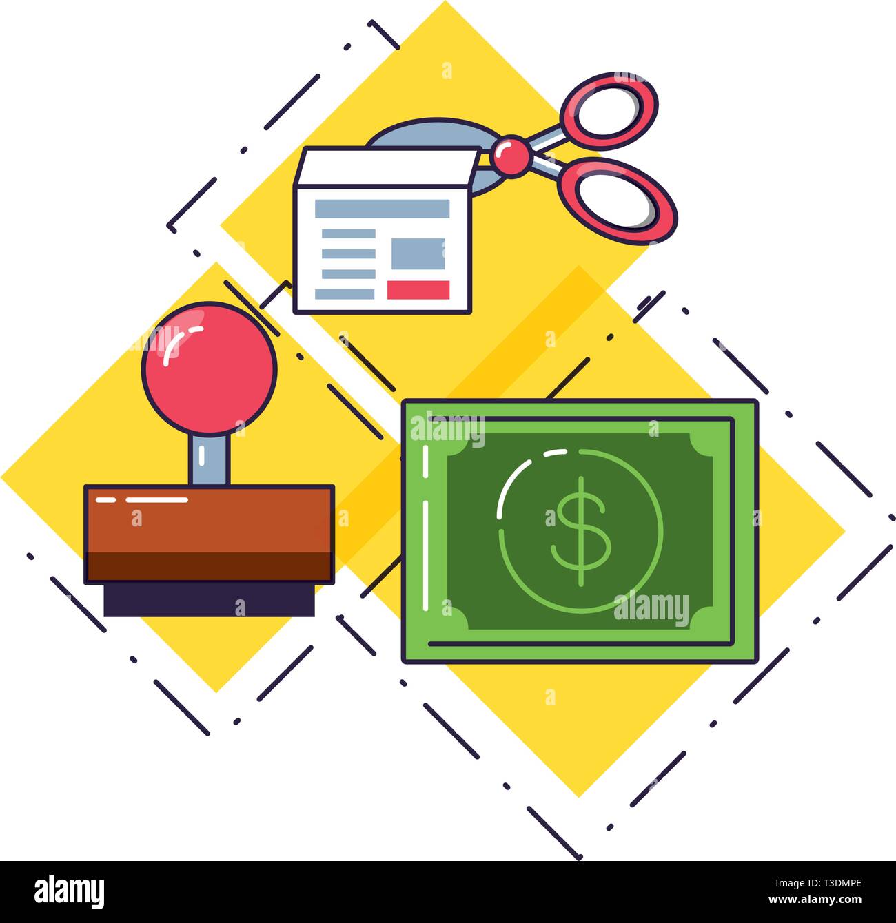 Pay your bills rubber stamp Stock Vector Images - Alamy