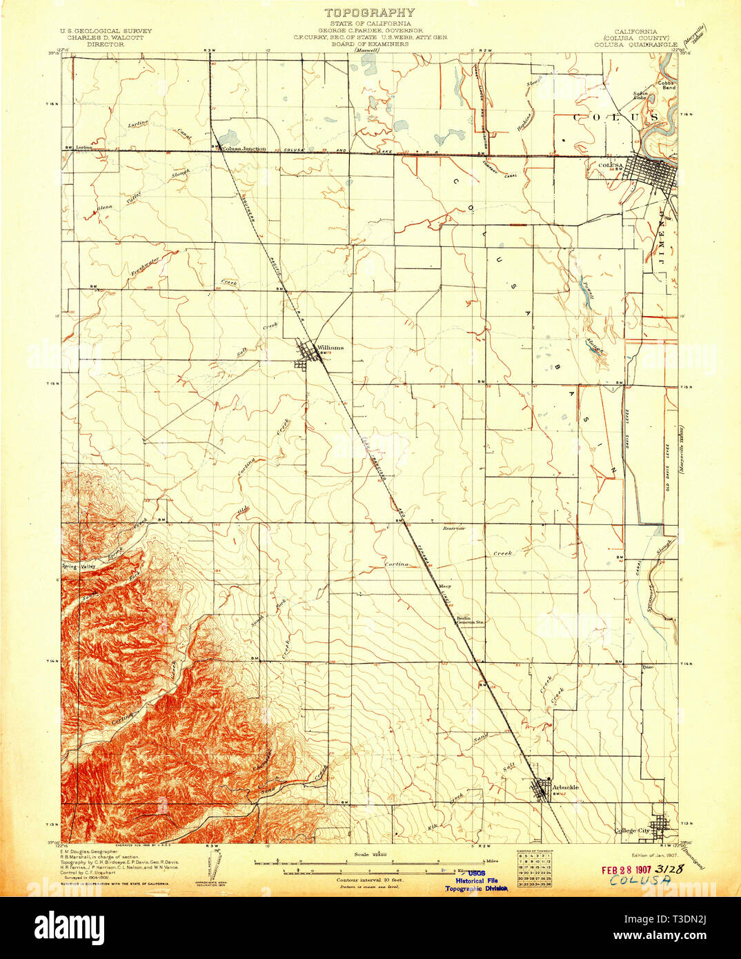 Colusa map hi-res stock photography and images - Alamy