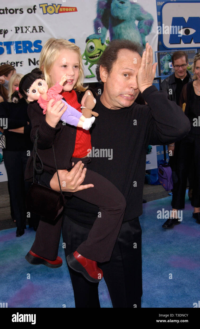 LOS ANGELES, CA. October 28, 2001: Actor BILLY CRYSTAL (voice of Mike ...