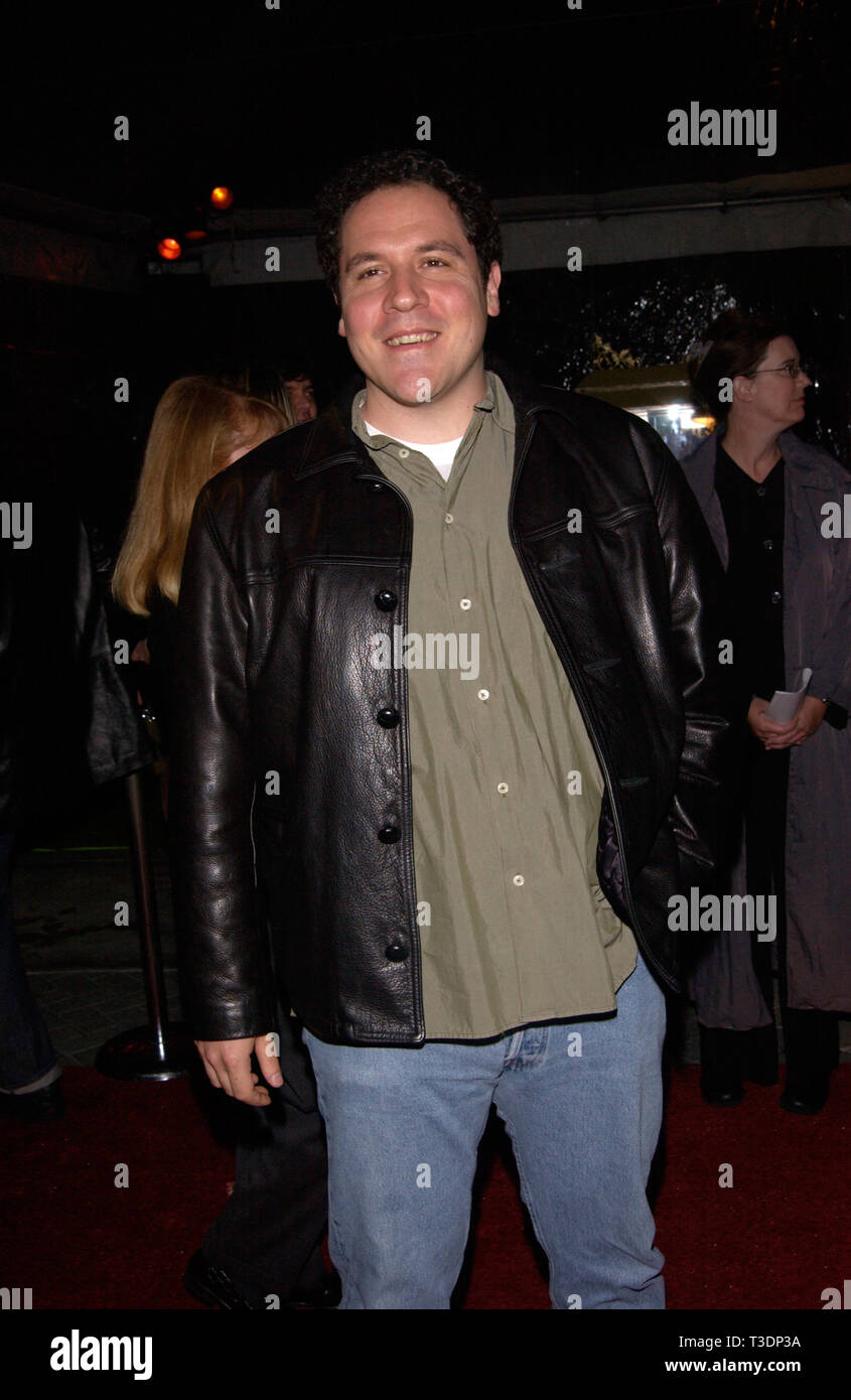 LOS ANGELES, CA. October 30, 2001: Actor JON FAVREAU at the world ...
