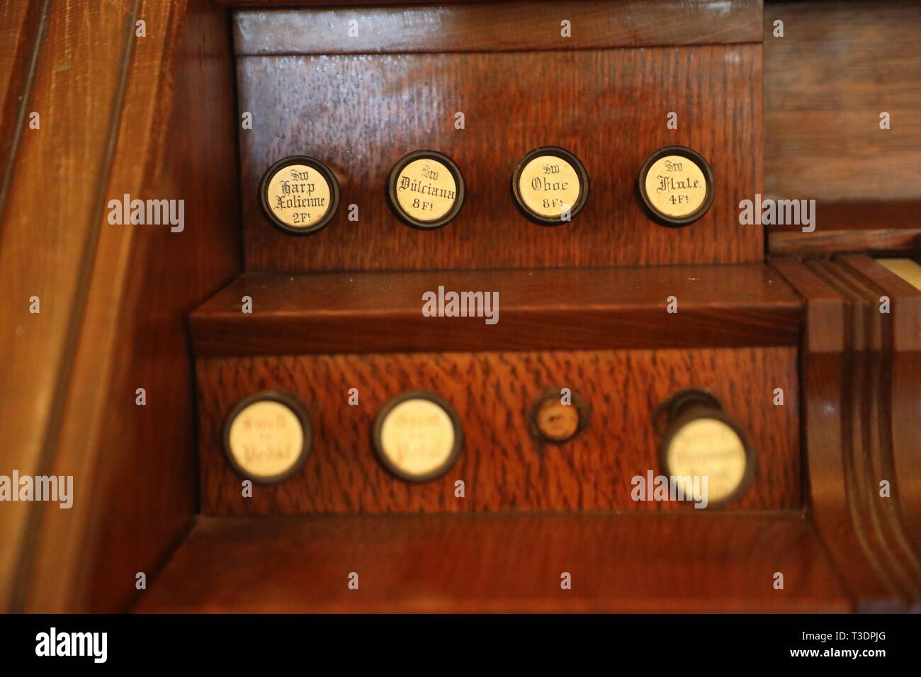 Organ stops hi-res stock photography and images - Alamy