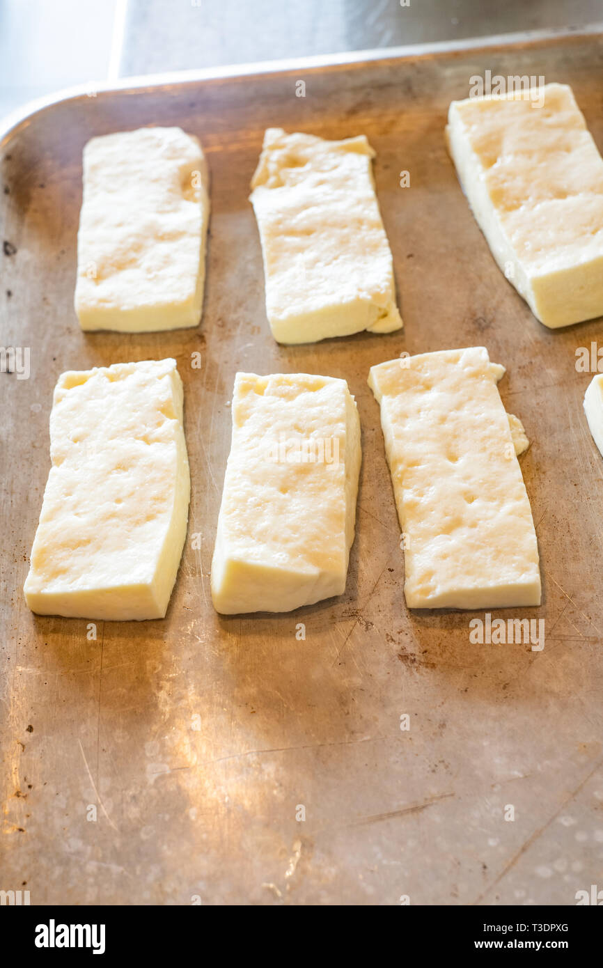 Halloumi cheese making hi-res stock photography and images - Alamy