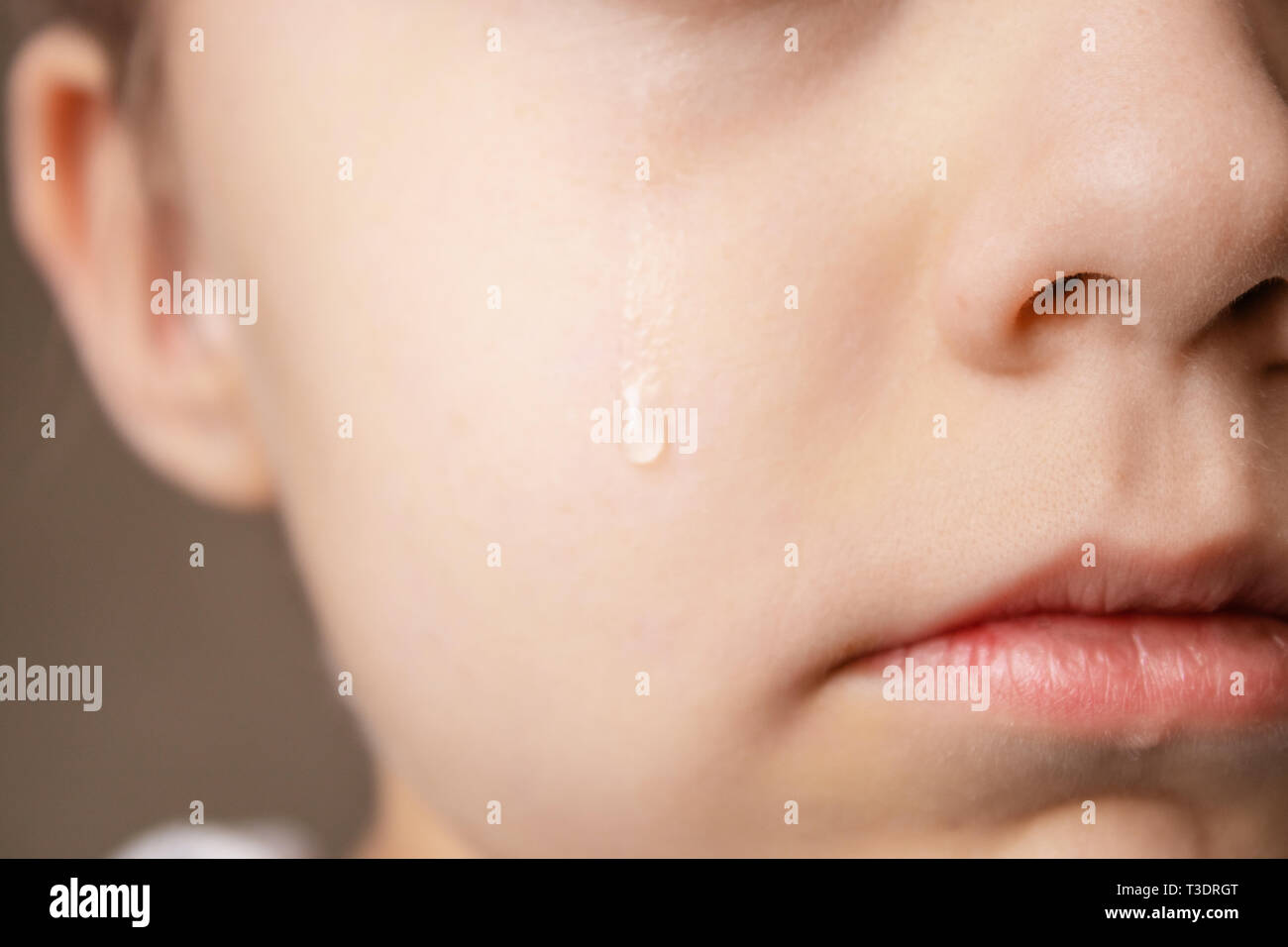 Sadness And Depression And Tear High Resolution Stock Photography and ...