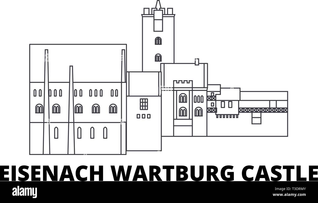 Medieval castle world heritage Stock Vector Images - Alamy