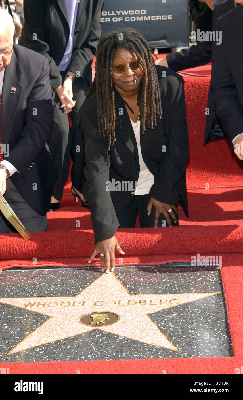 LOS ANGELES, CA. November 13, 2001: Actress WHOOPI GOLDBERG on ...