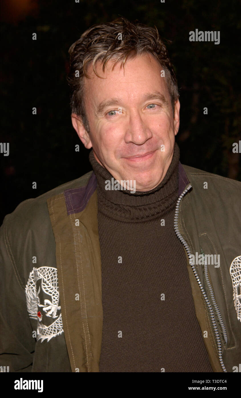 LOS ANGELES, CA. November 14, 2001: Actor TIM ALLEN at the Los Angeles ...