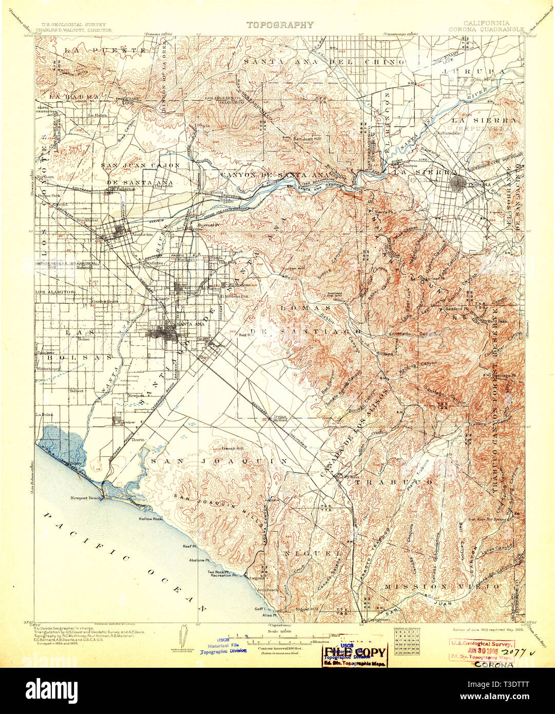 Corona california map hi-res stock photography and images - Alamy