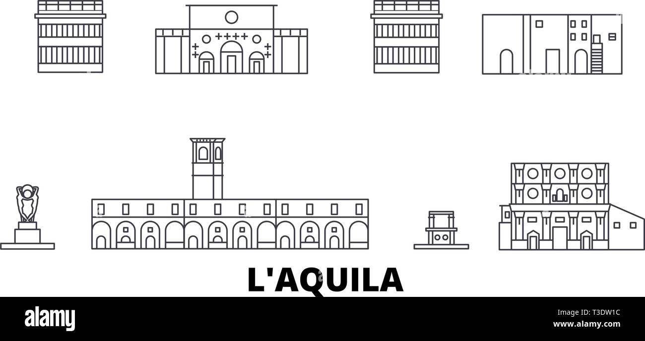 L'aquila abruzzo view Stock Vector Images - Alamy