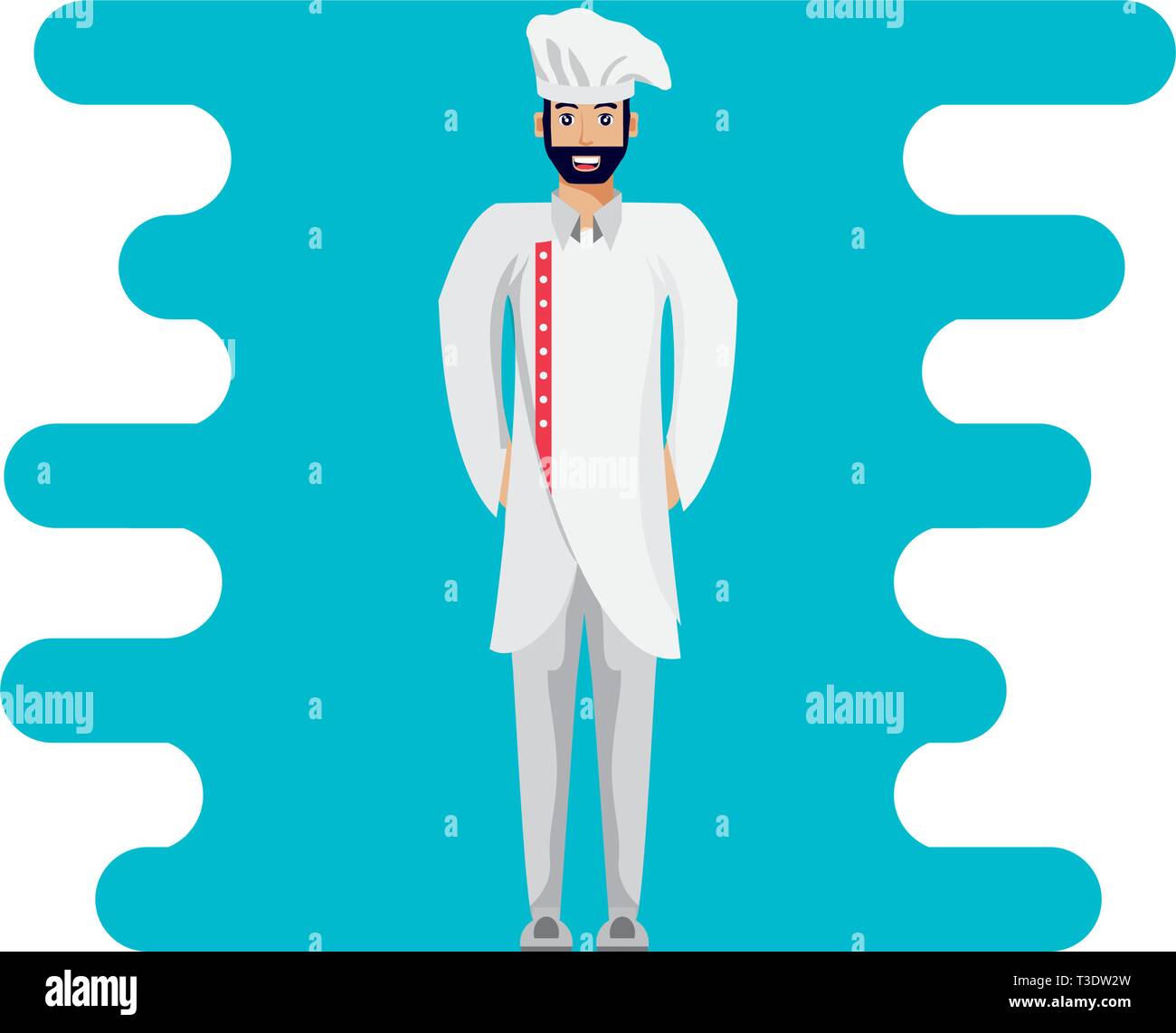 professional chef avatar character vector illustration design Stock ...