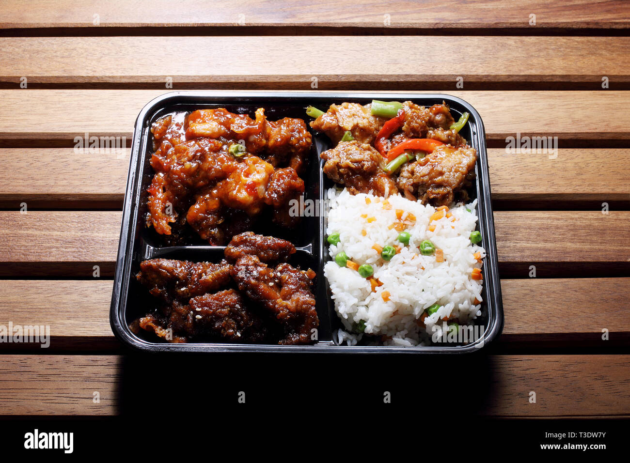 Chicken fried rice takeaway box hi-res stock photography and images - Alamy