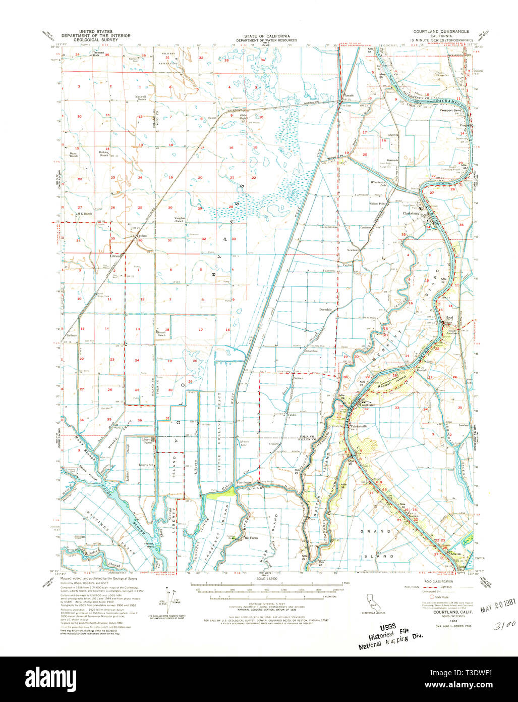 Map of courtland hi-res stock photography and images - Alamy
