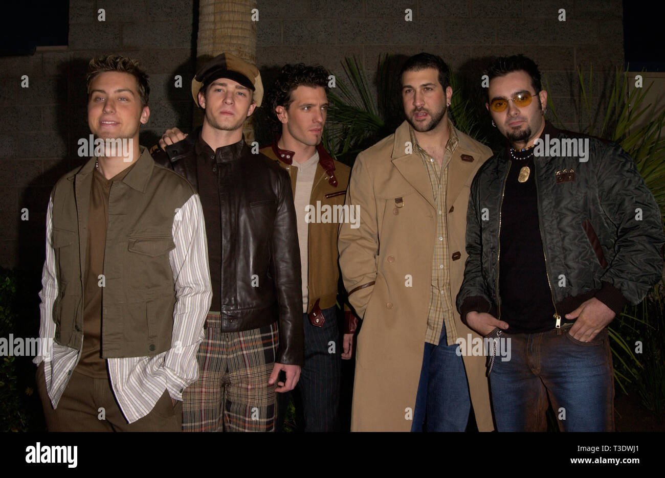 LAS VEGAS, NV. December 04, 2001: Pop group *NSYNC at the Billboard ...