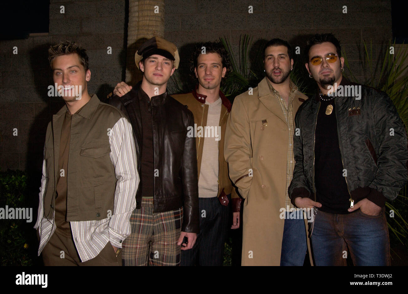 LAS VEGAS, NV. December 04, 2001: Pop group *NSYNC at the Billboard ...
