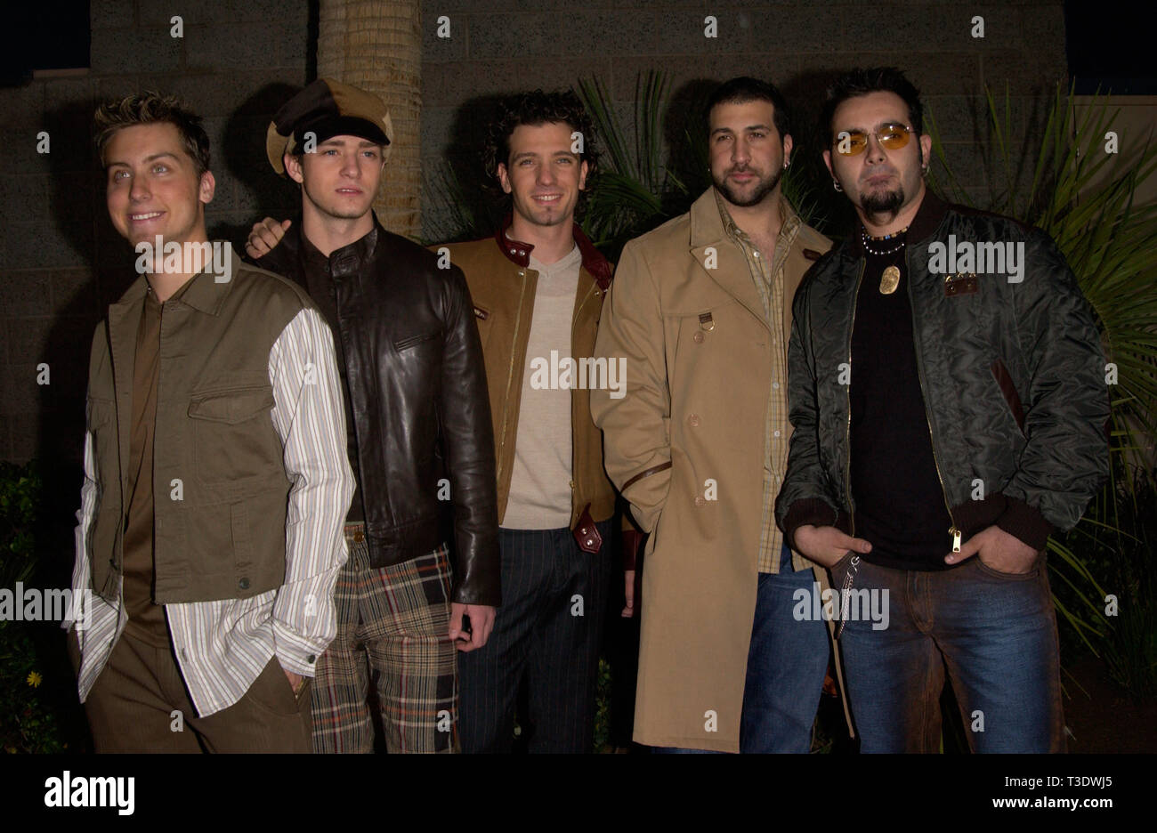 LAS VEGAS, NV. December 04, 2001: Pop group *NSYNC at the Billboard ...