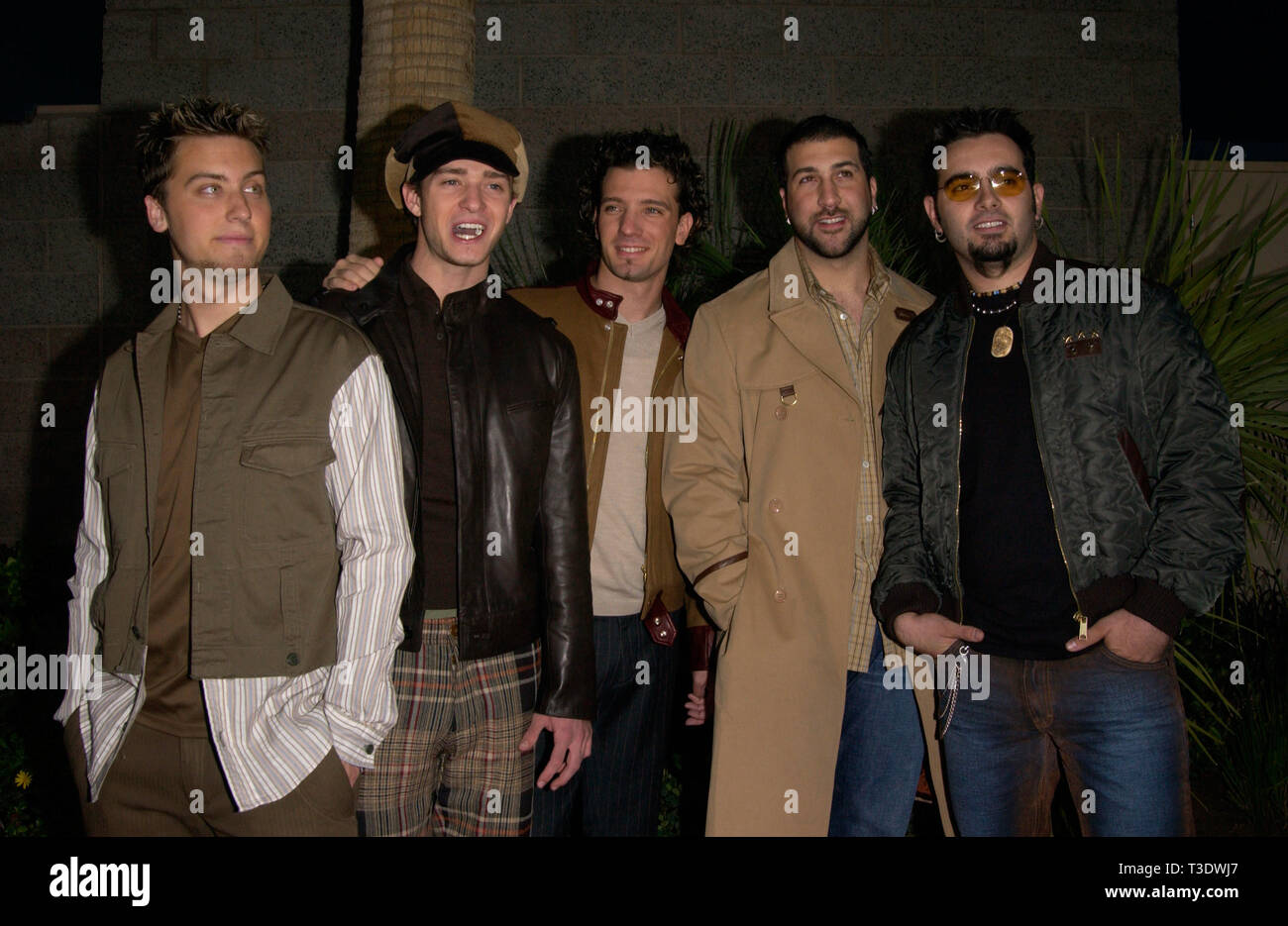LAS VEGAS, NV. December 04, 2001: Pop group *NSYNC at the Billboard ...