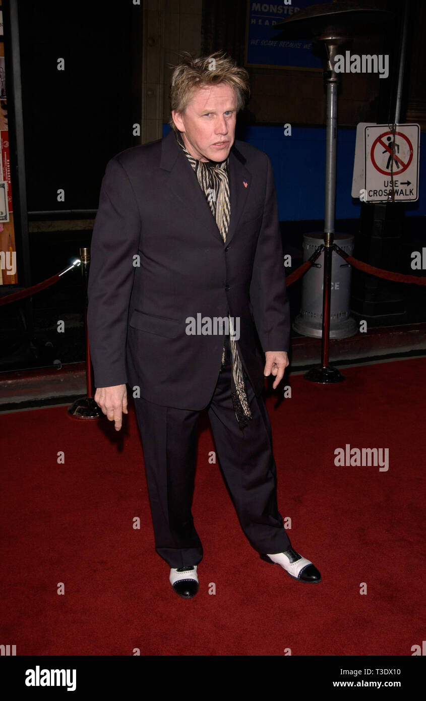 LOS ANGELES, CA. December 06, 2001: Actor GARY BUSEY at the Hollywood ...