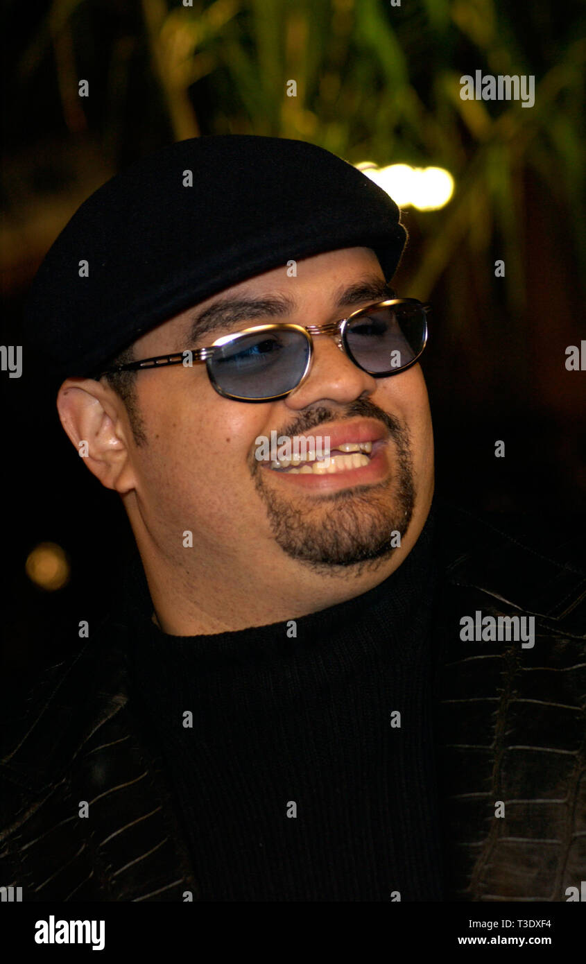 LOS ANGELES, CA. December 12, 2001: HEAVY D. at the Los Angeles ...