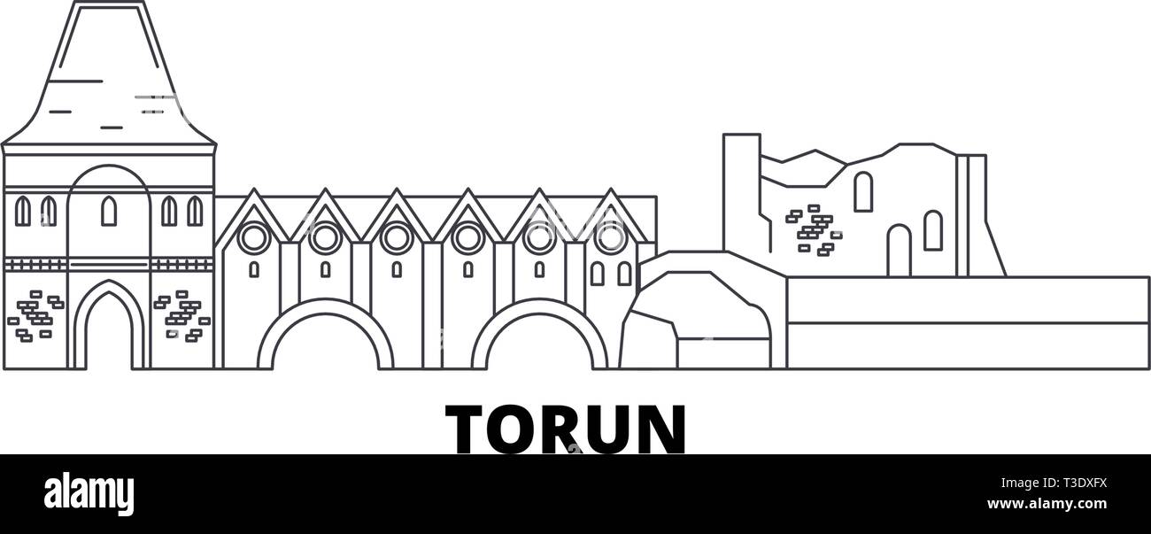 Torun poland building facade Stock Vector Images - Alamy