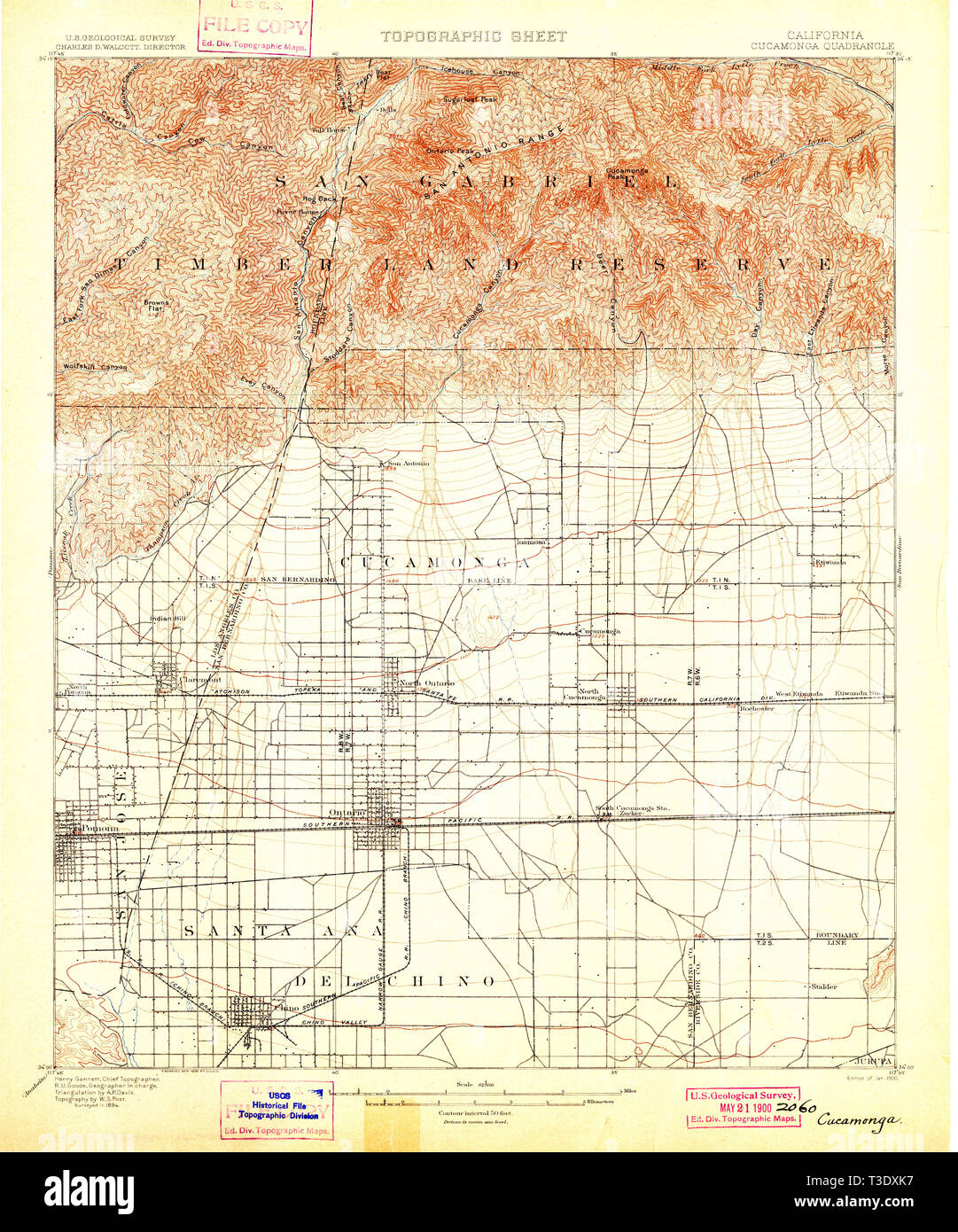 California map 1900 hi-res stock photography and images - Alamy