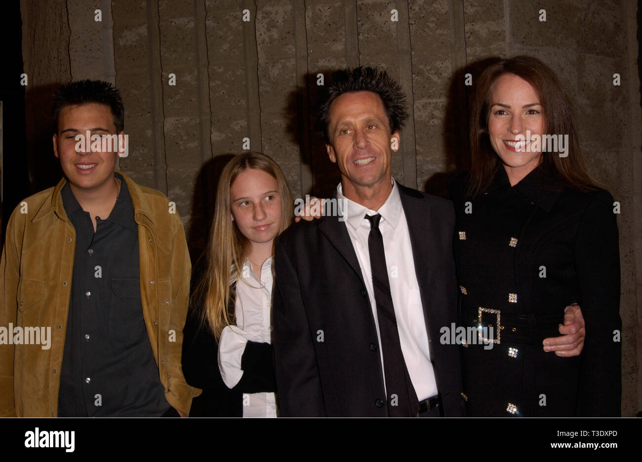 LOS ANGELES, CA. December 13, 2001: Producer BRIAN GRAZER & wife GIGI ...