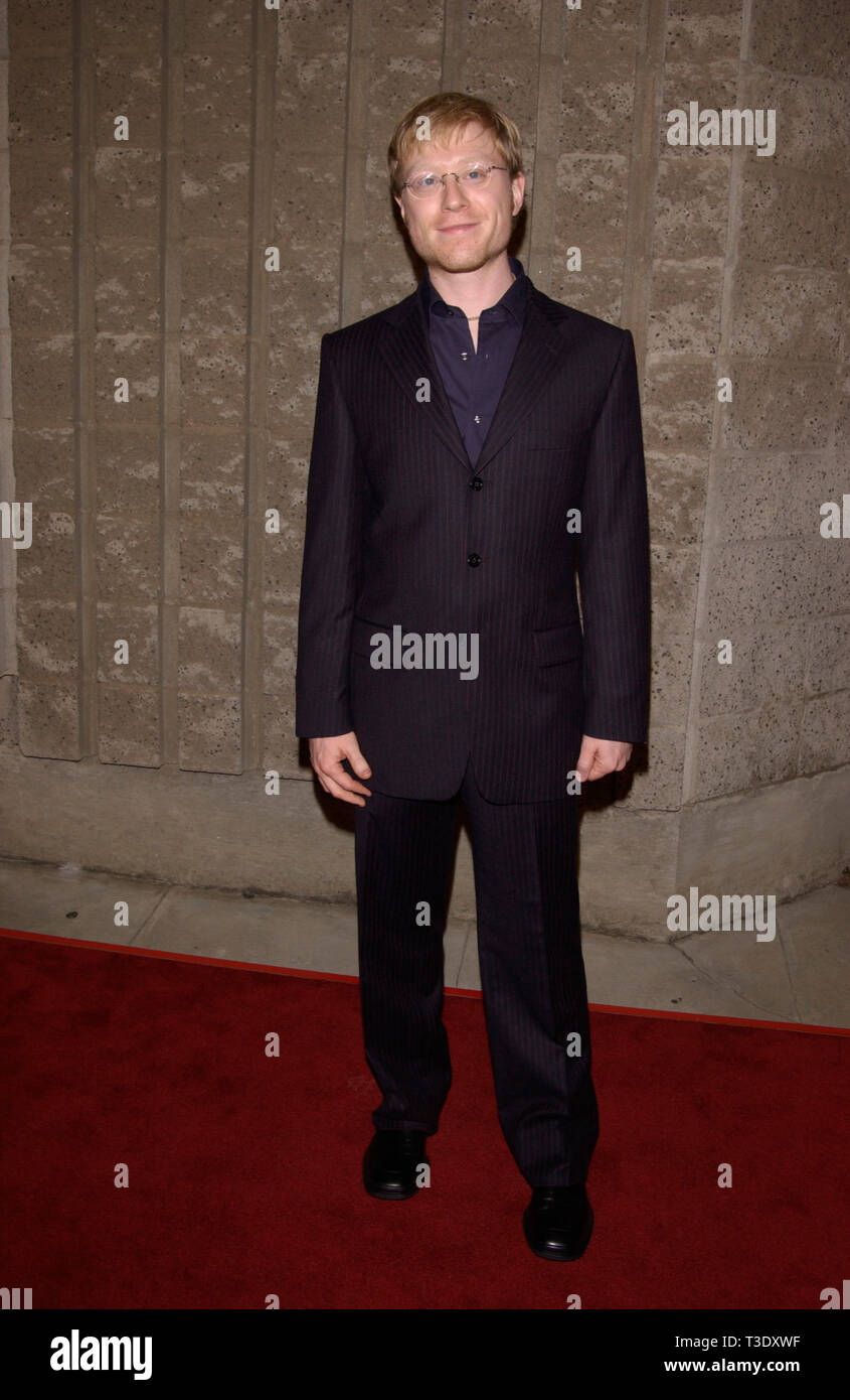 LOS ANGELES, CA. December 13, 2001: Actor ANTHONY RAPP at the world ...
