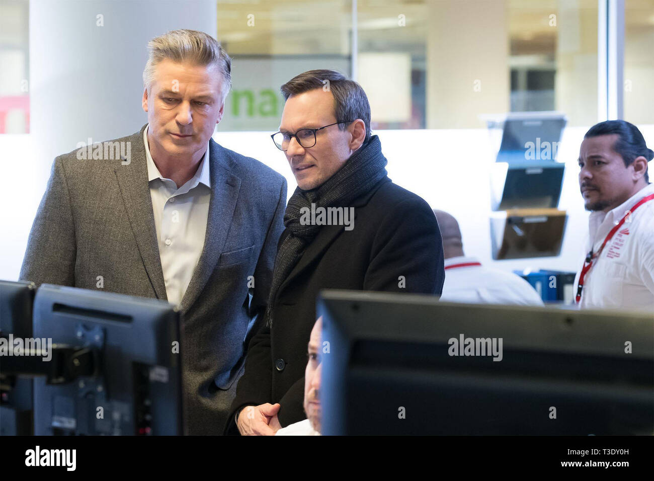 THE PUBLIC, from left: Alec Baldwin, Christian Slater, Jacob Vargas ...
