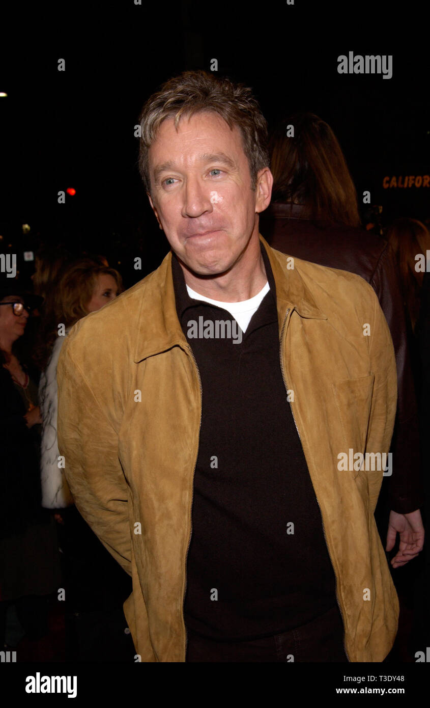 LOS ANGELES, CA. December 19, 2001: Actor TIM ALLEN at the Los Angeles ...