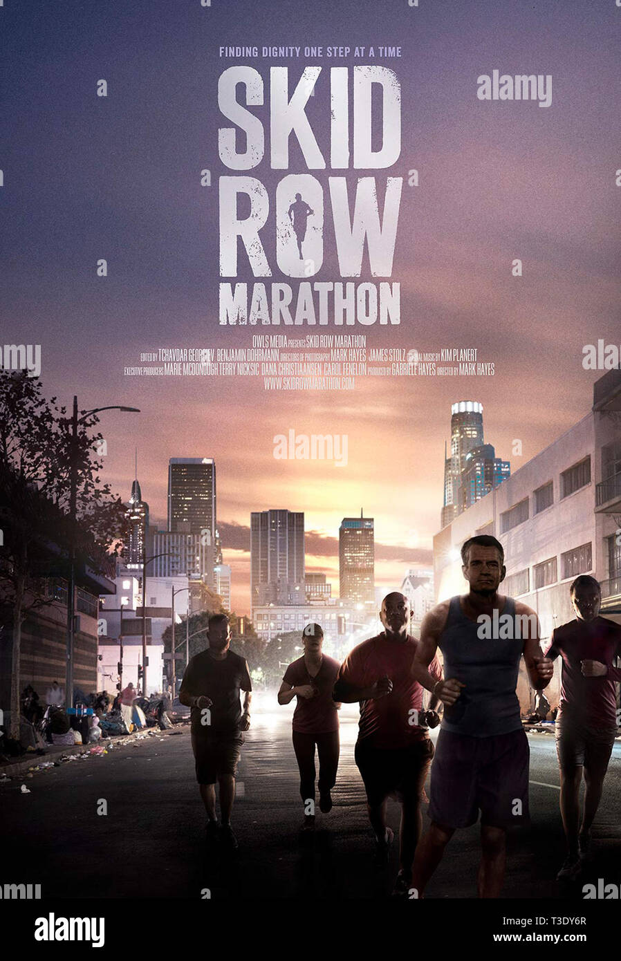 SKID ROW MARATHON, US poster, Judge Craig Mitchell (foreground on right ...
